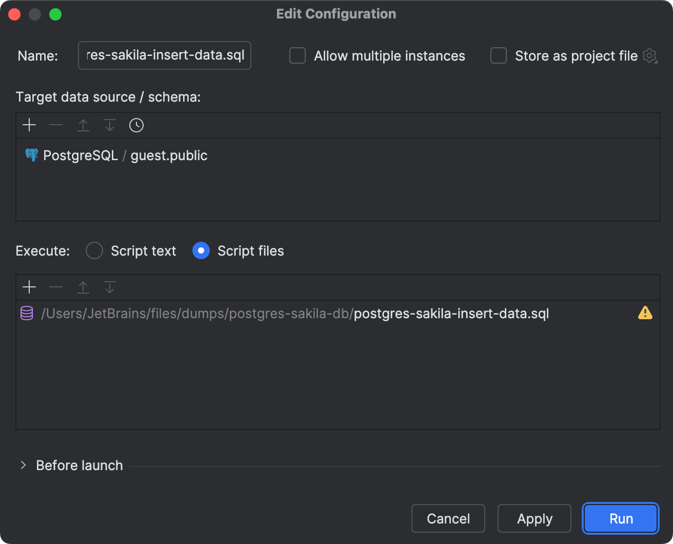 Run The Postgresql Sakila Database In A Docker Container Datagrip