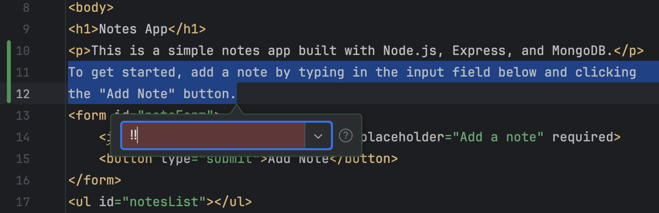 Emmet | WebStorm Documentation