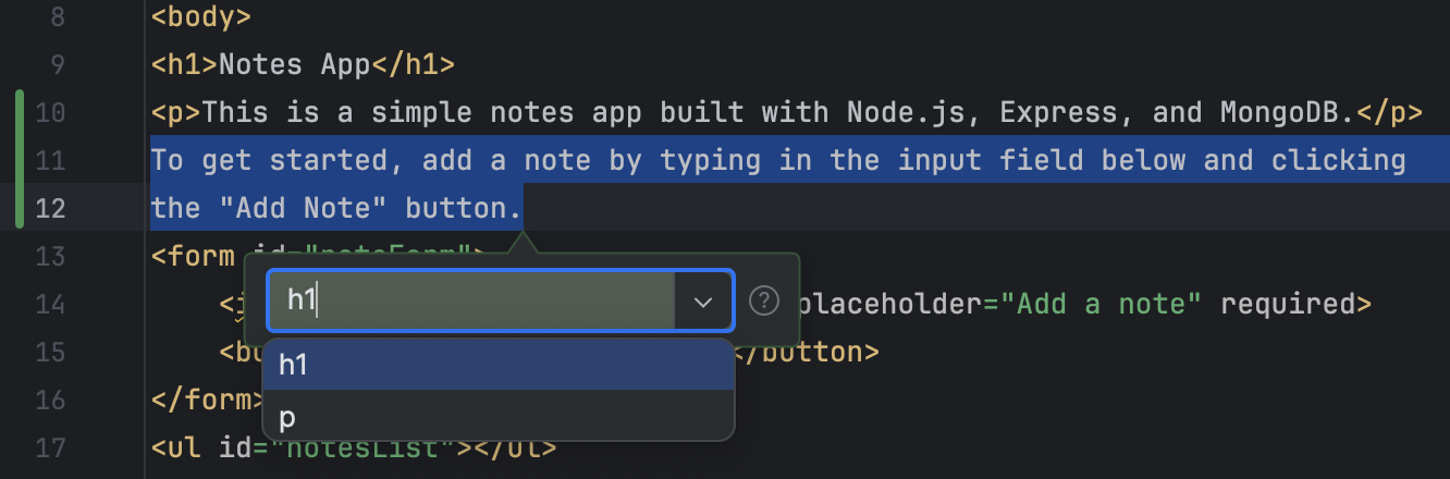 Emmet | PhpStorm Documentation