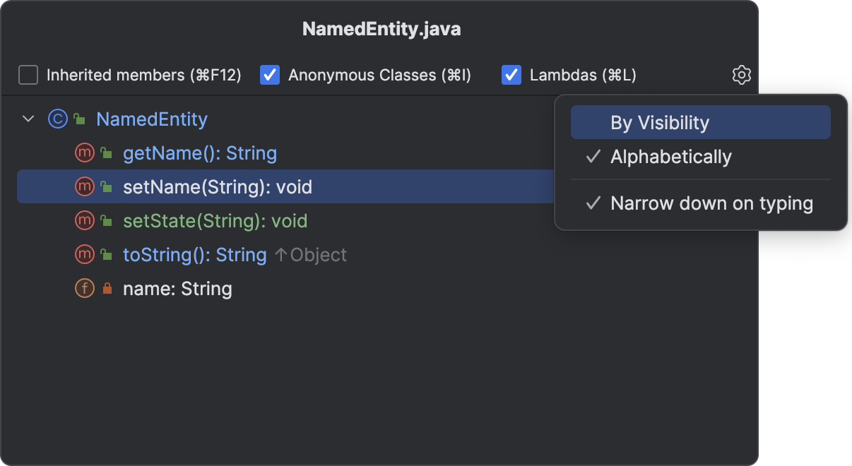 File structure | IntelliJ IDEA Documentation