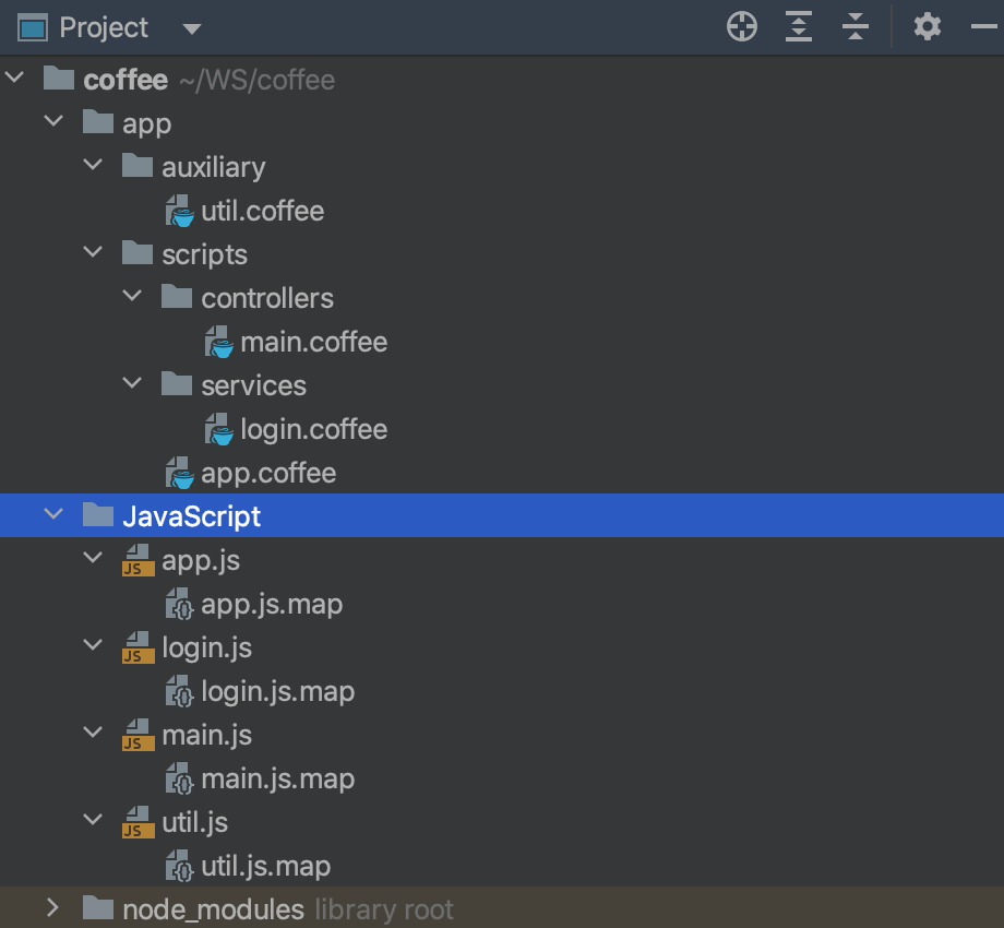 CoffeeScript | IntelliJ IDEA Documentation