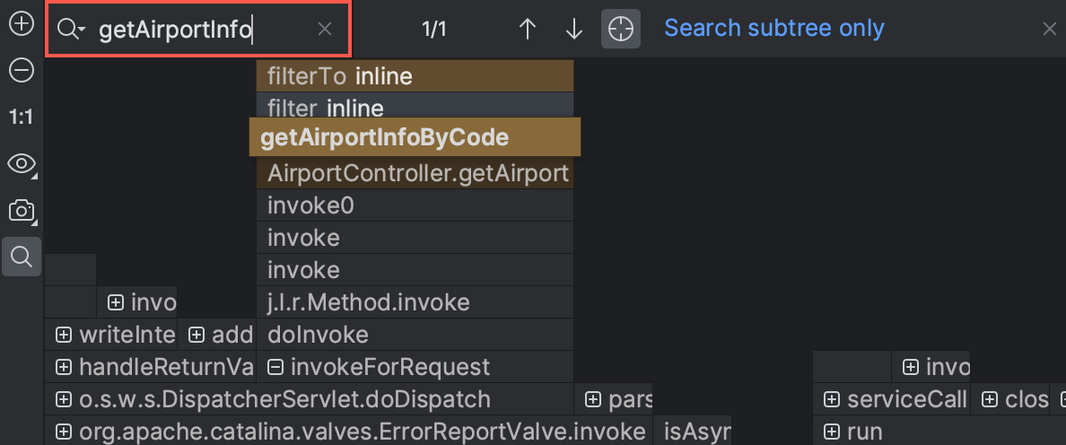 Read the profiler snapshot | IntelliJ IDEA Documentation