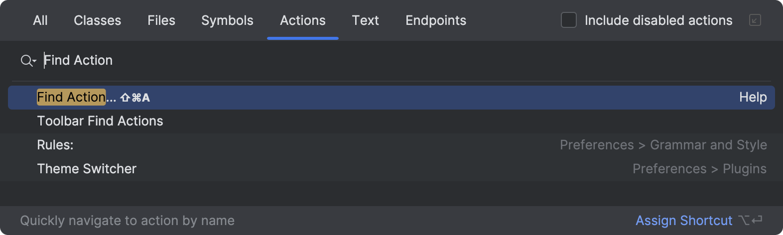 Keyboard shortcuts | PhpStorm Documentation