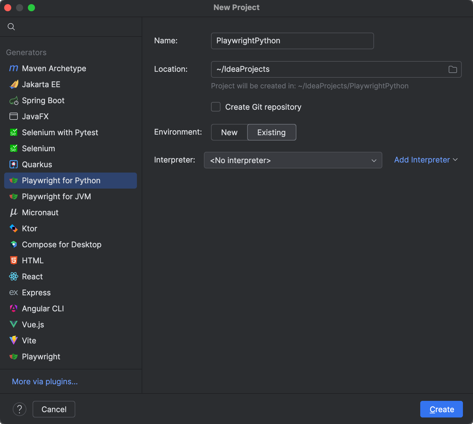 Playwright | IntelliJ IDEA Documentation