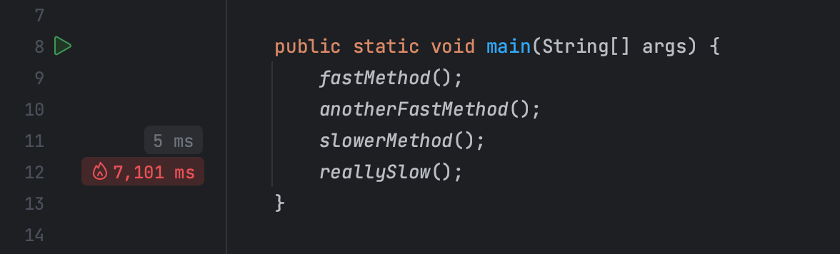 Read the profiler snapshot | IntelliJ IDEA Documentation