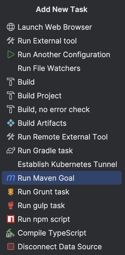 Maven goals | IntelliJ IDEA Documentation