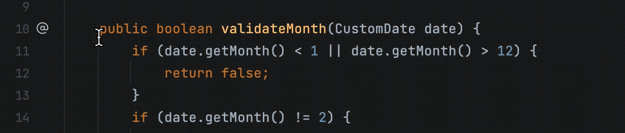 Editor gutter | IntelliJ IDEA Documentation