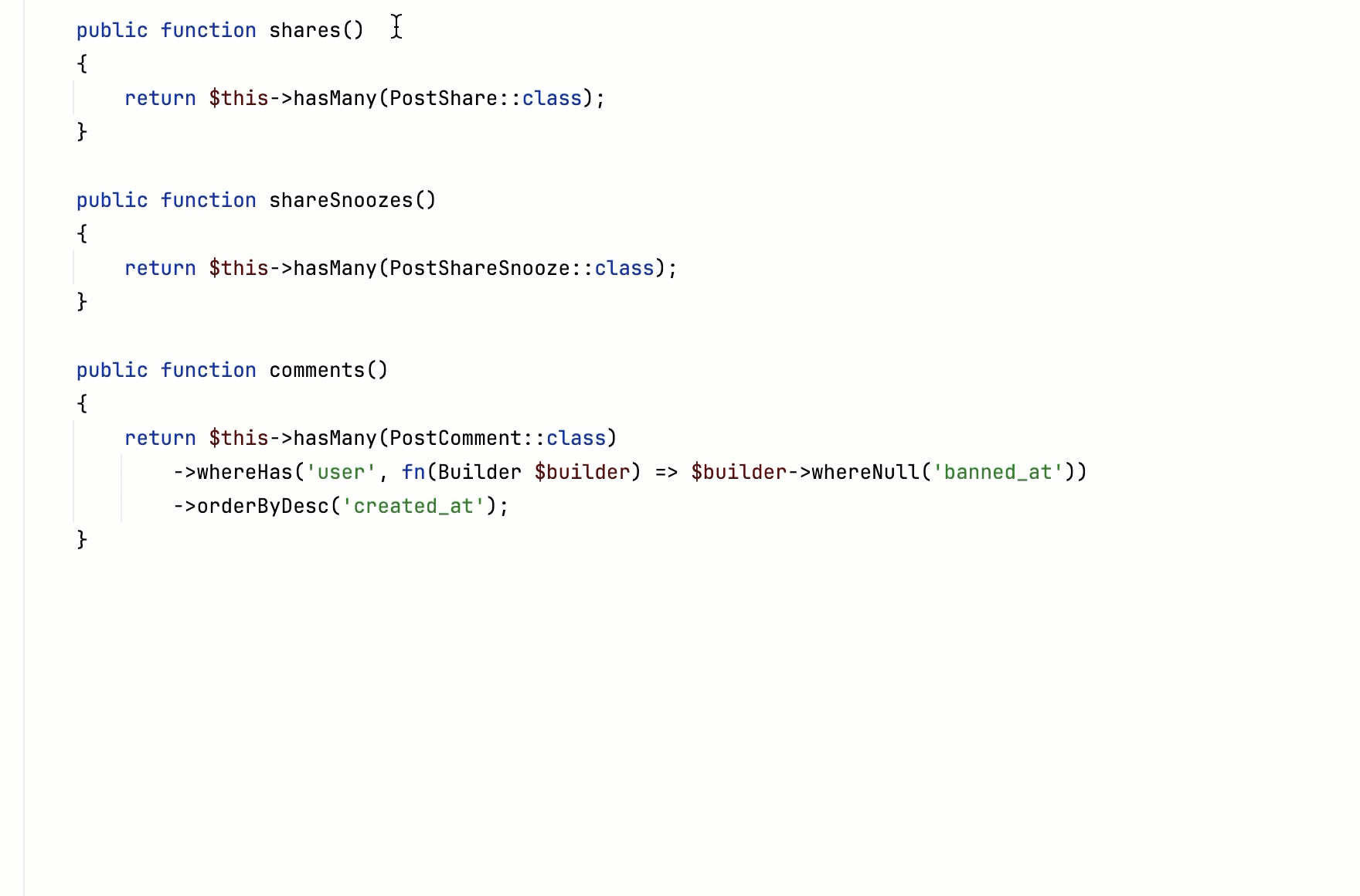 Multiple cursors and selection ranges | PhpStorm Documentation