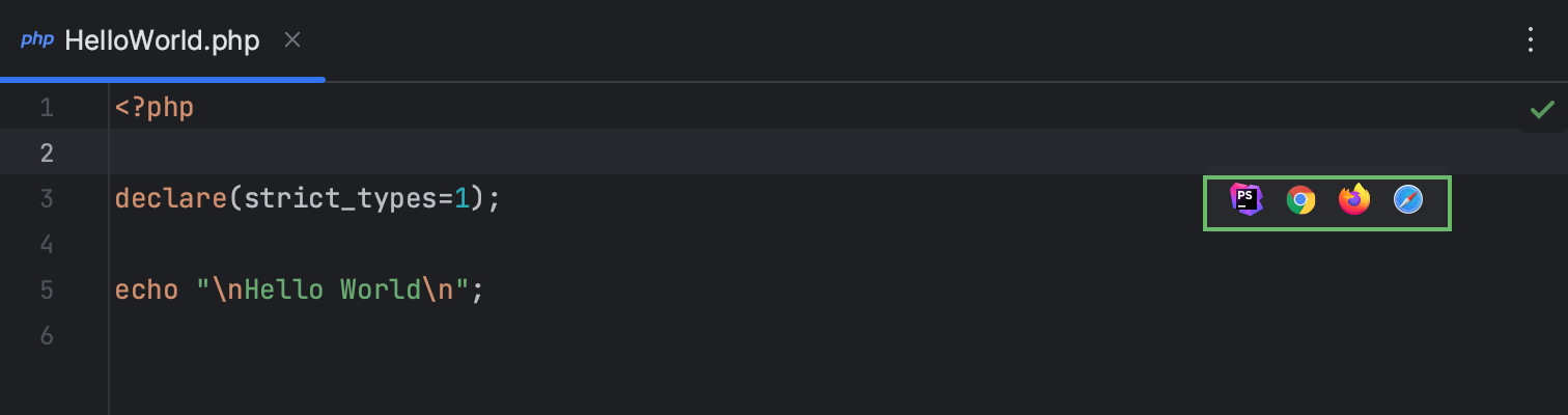 Run applications | PhpStorm Documentation