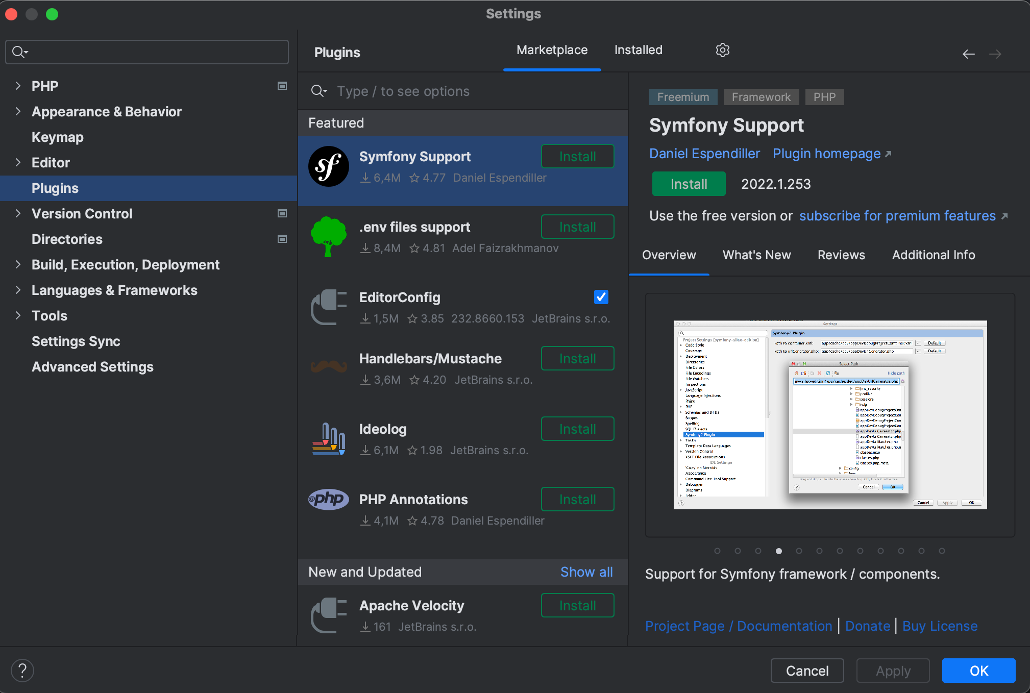 Install plugins | PhpStorm Documentation