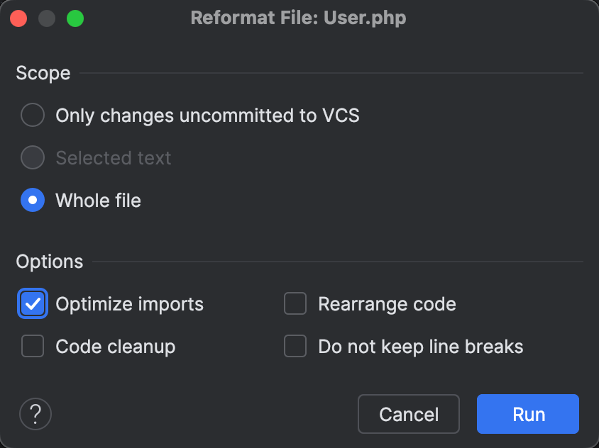 Auto import | PhpStorm Documentation