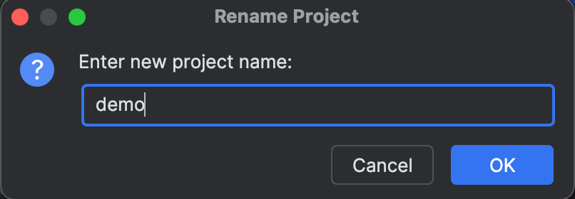 Rename projects | PhpStorm Documentation