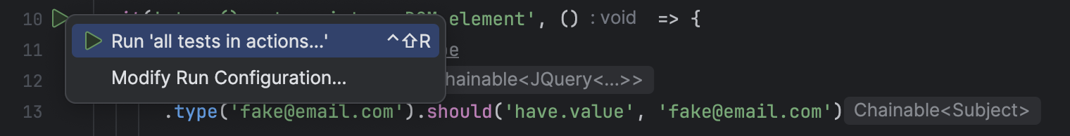 Cypress | IntelliJ IDEA Documentation
