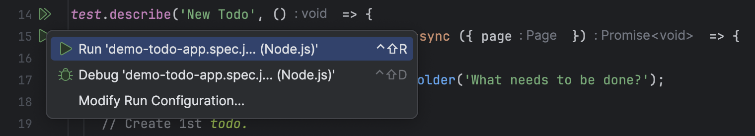 Playwright | IntelliJ IDEA Documentation