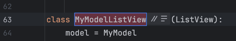 Django Structure tool window | PyCharm Documentation