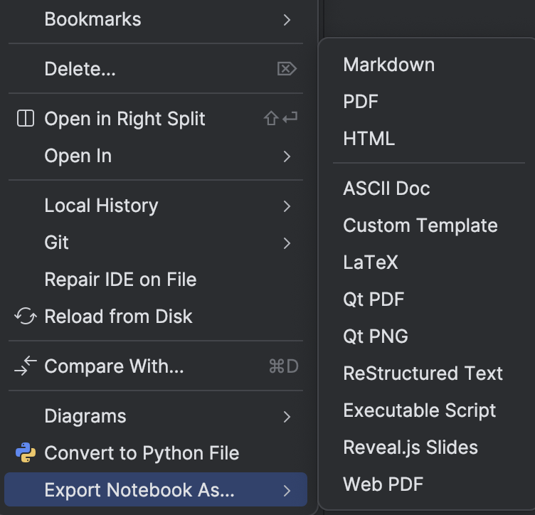 Create and edit Jupyter notebooks | DataSpell Documentation