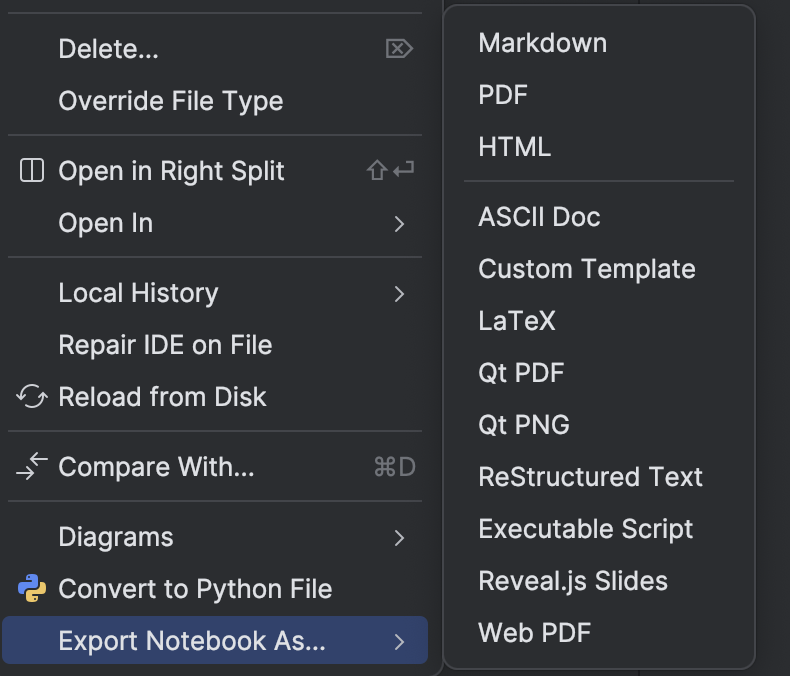 Create and edit Jupyter notebooks | PyCharm Documentation