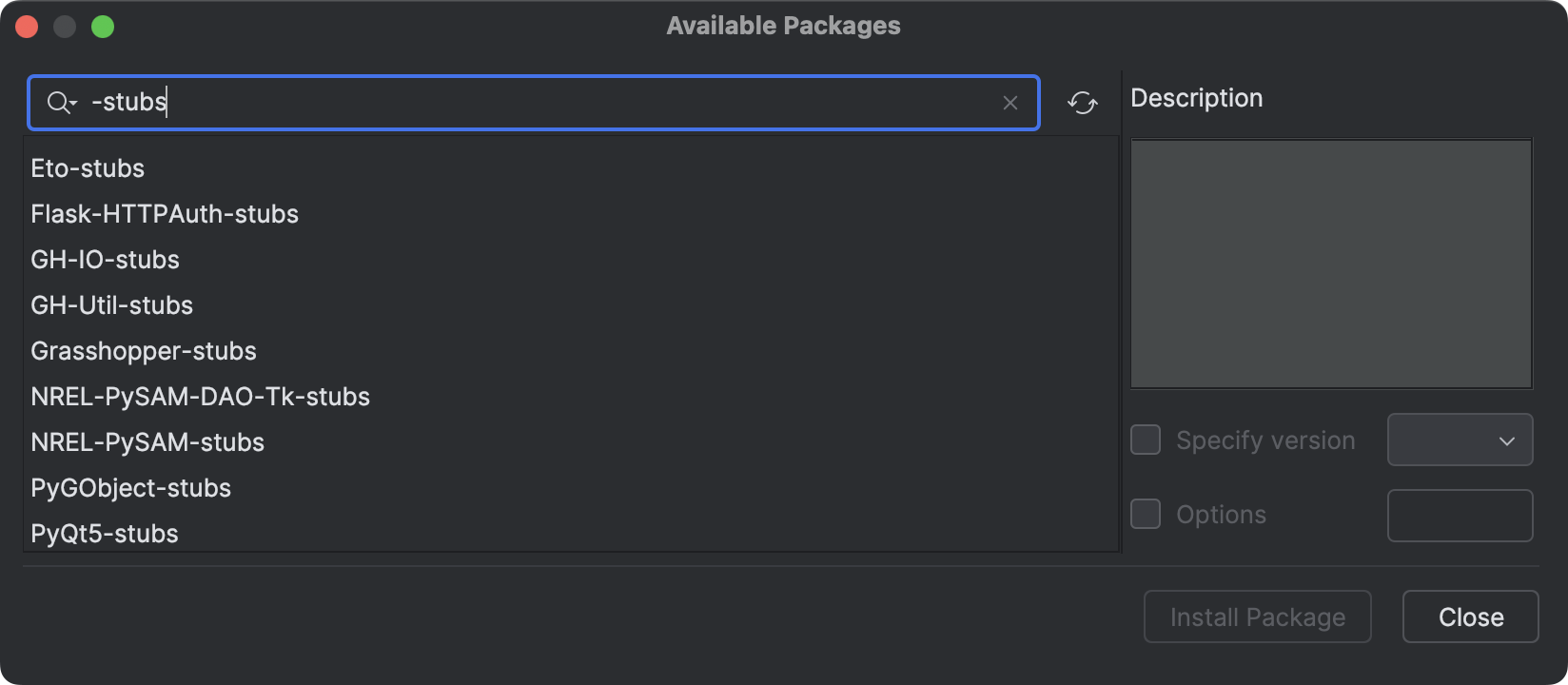 Stubs | PyCharm Documentation