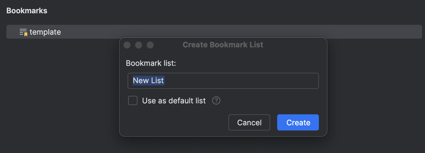 Bookmarks | PyCharm Documentation