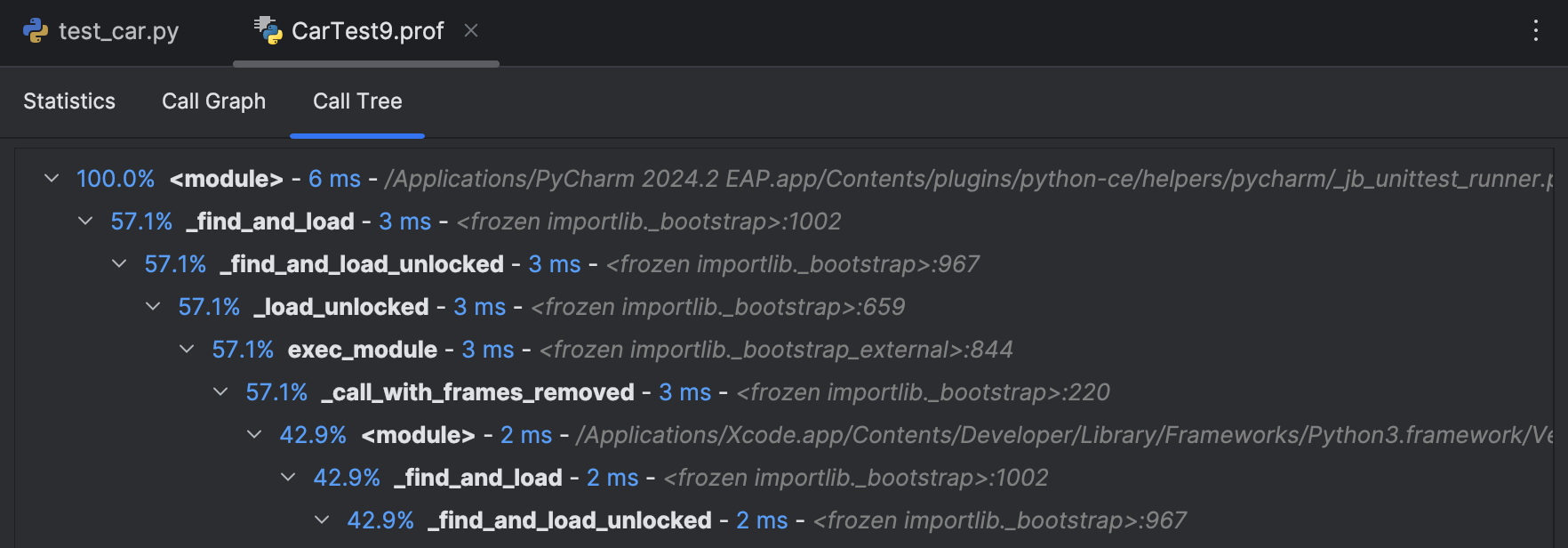 Optimize your code using profilers | PyCharm Documentation