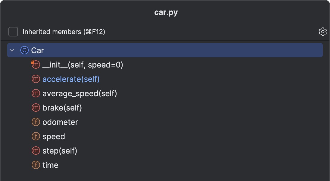 View source file structure | PyCharm Documentation