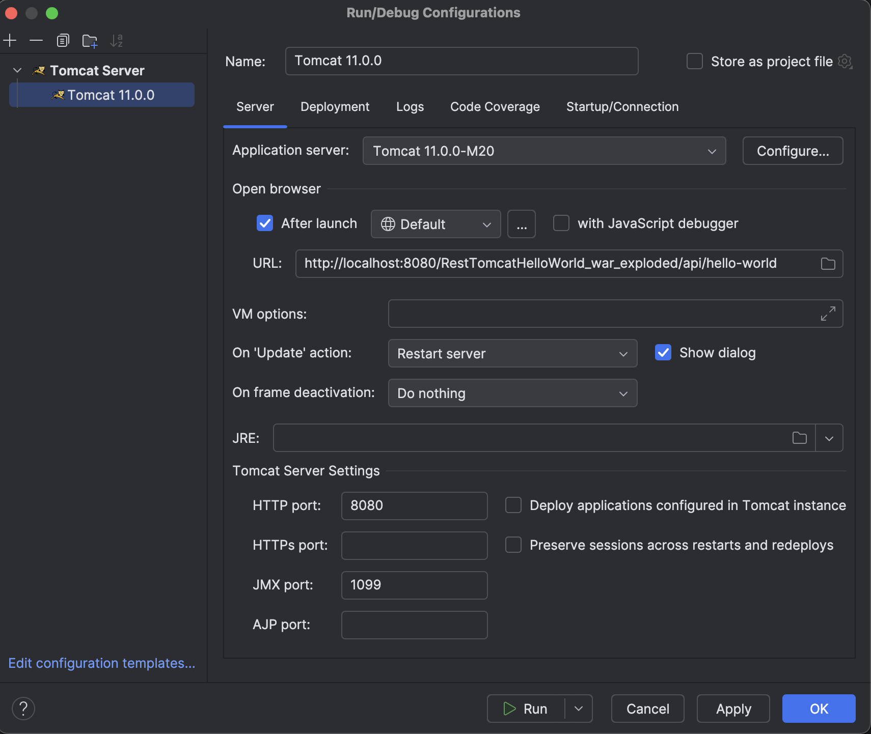 Tutorial: Your first RESTful web service | IntelliJ IDEA Documentation