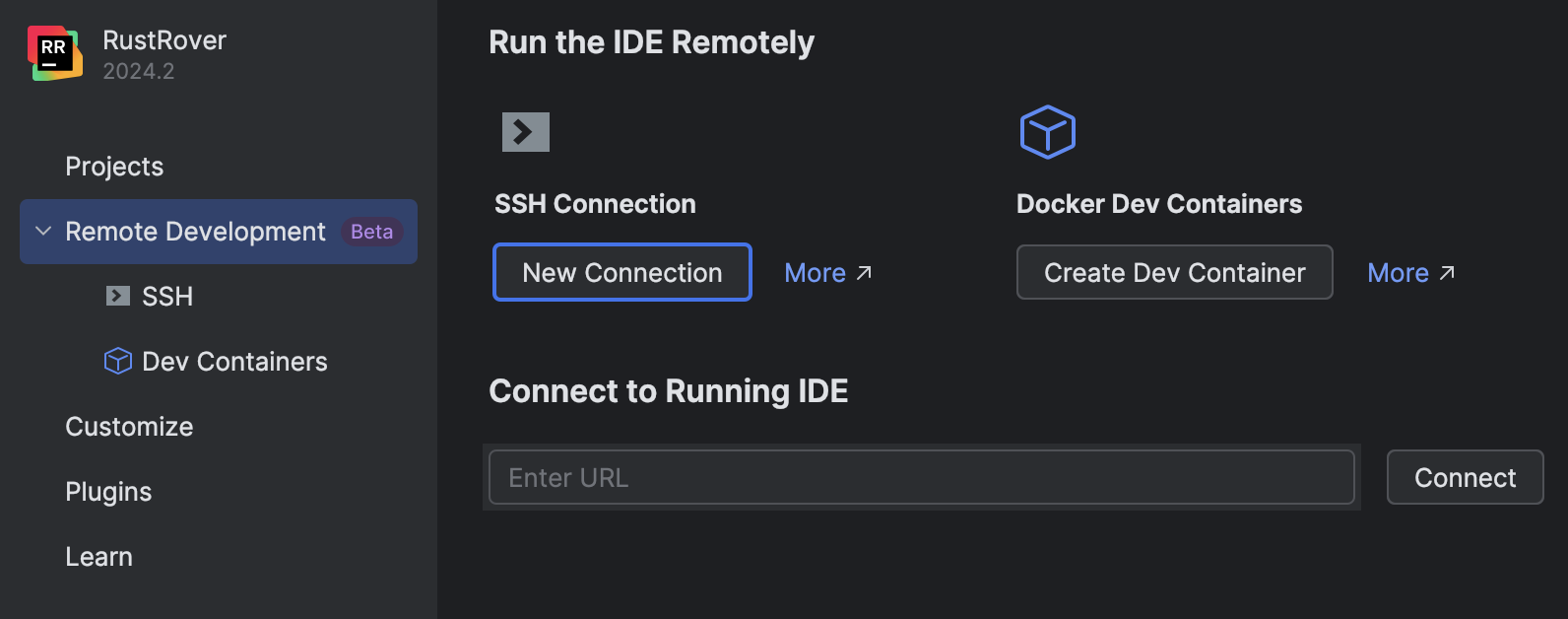 Run RustRover for the first time | RustRover Documentation