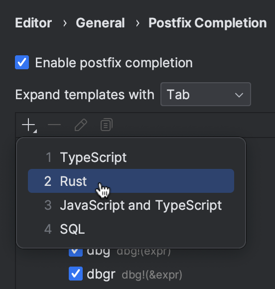 Code completion | RustRover Documentation