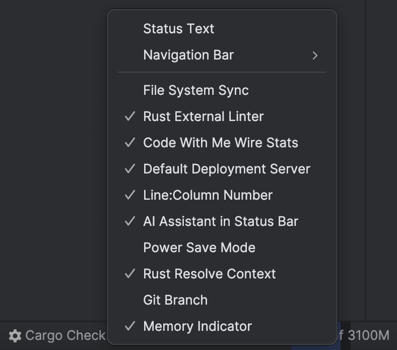 User interface | RustRover Documentation