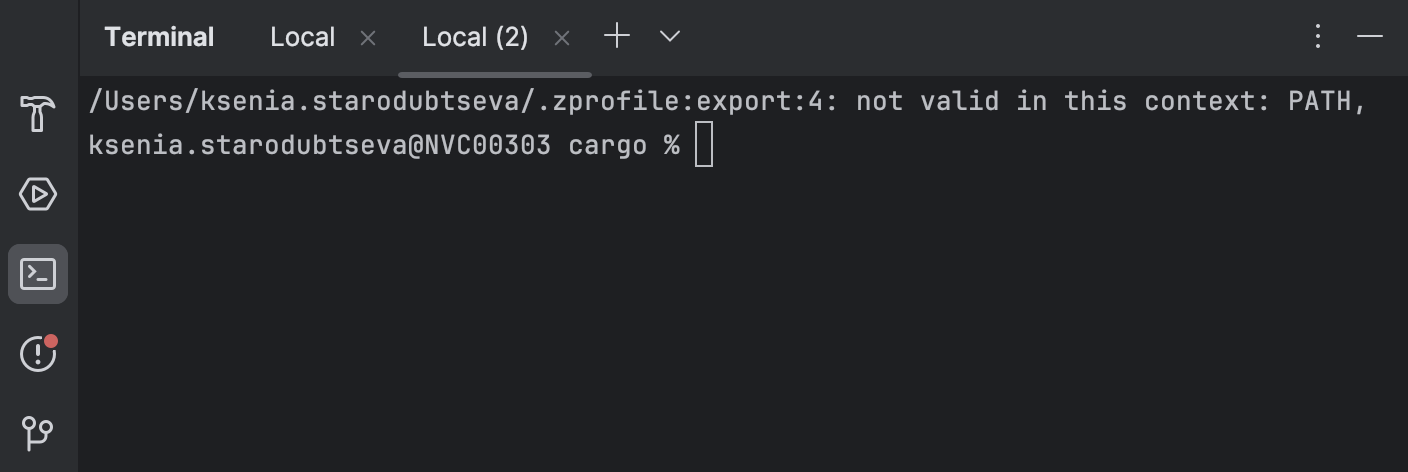 Terminal | RustRover Documentation
