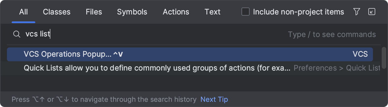 Menus and toolbars | PyCharm Documentation
