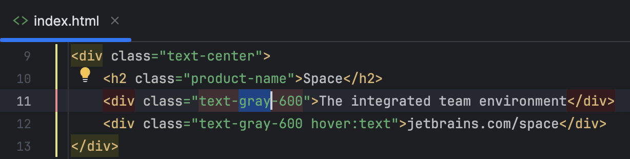 Smart Keys settings: HTML/CSS | PyCharm Documentation