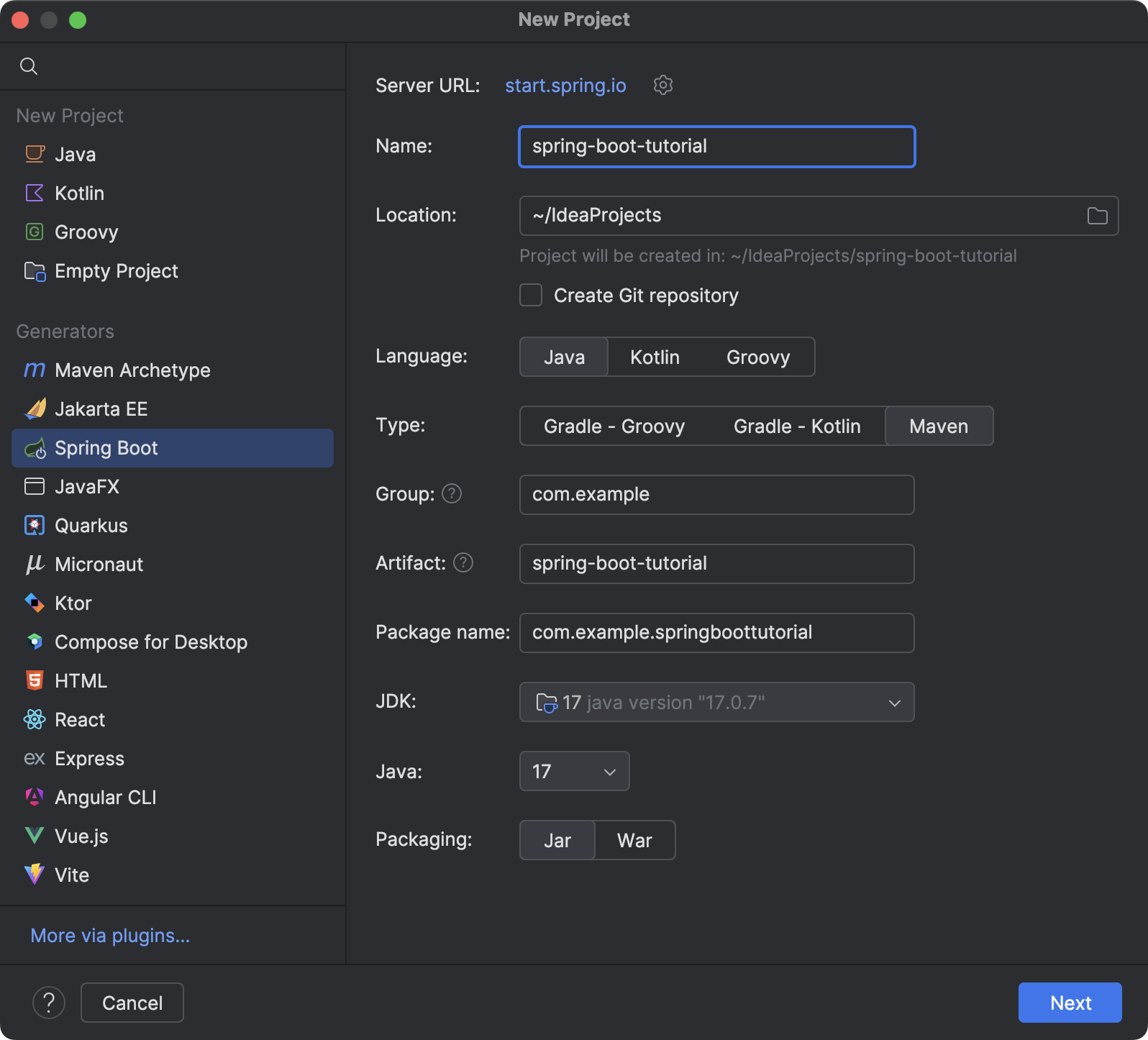 Tutorial: Create your first Spring application | IntelliJ IDEA Documentation
