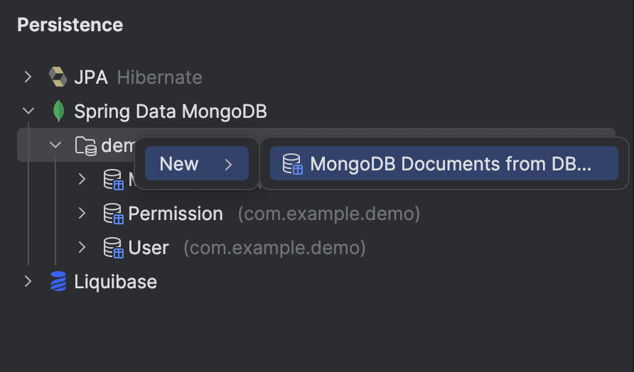Persistence Tool Window Intellij Idea Documentation