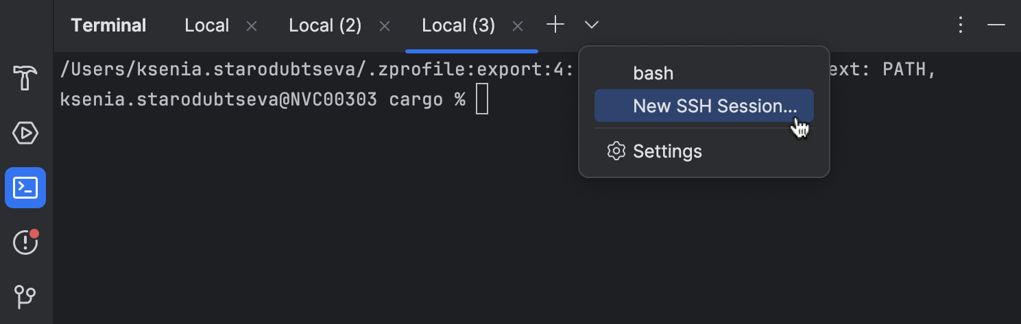 Terminal | RustRover Documentation
