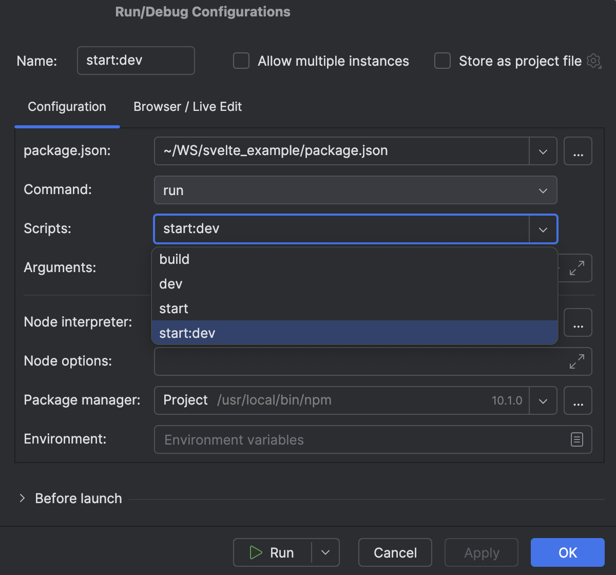 Svelte | WebStorm Documentation