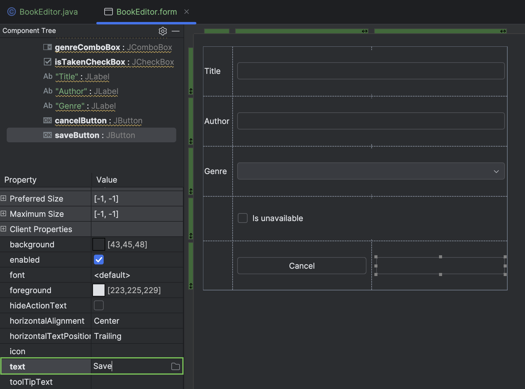 Tutorial Build Ui Using Swing Intellij Idea Documentation 1727