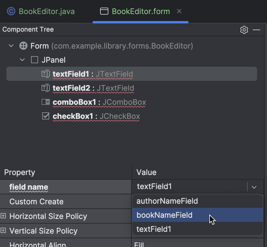 Tutorial Build Ui Using Swing Intellij Idea Documentation