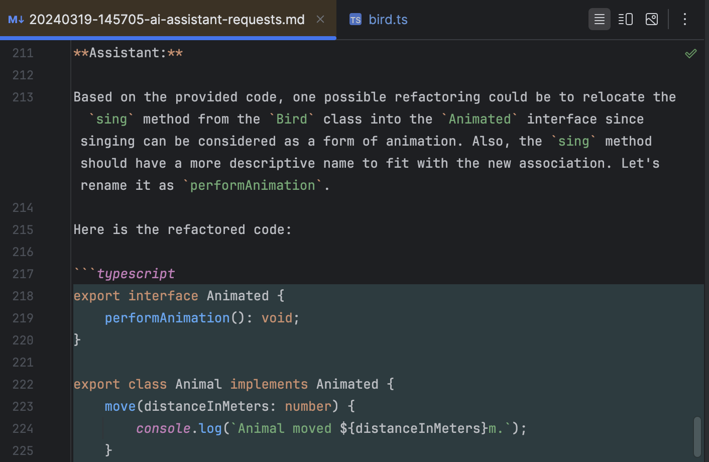 AI Assistant | WebStorm Documentation