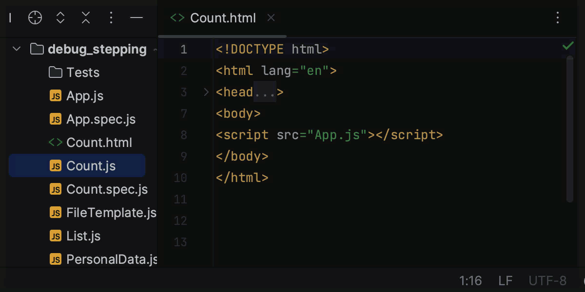 Editor basics | WebStorm Documentation