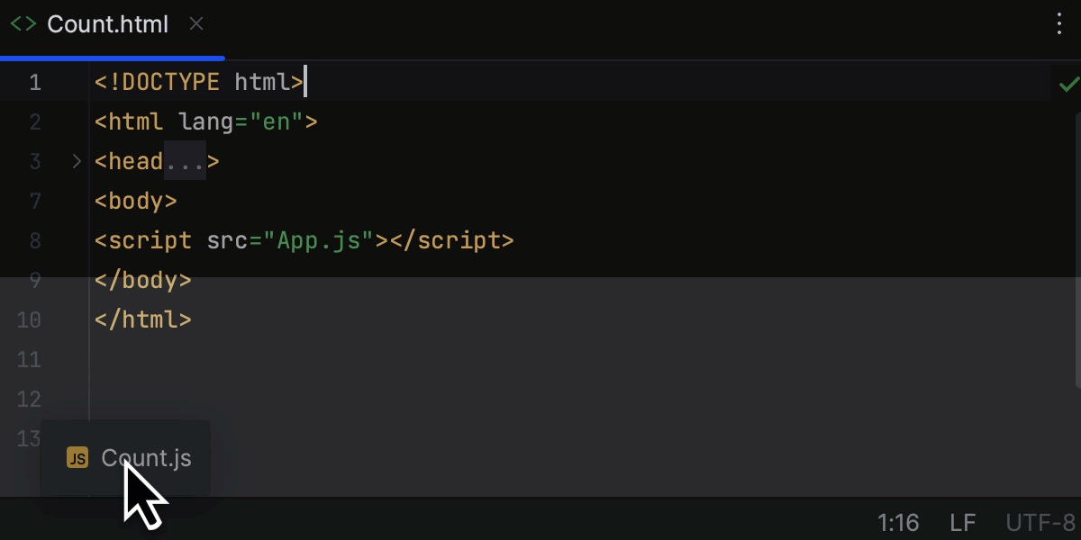 Editor basics | WebStorm Documentation