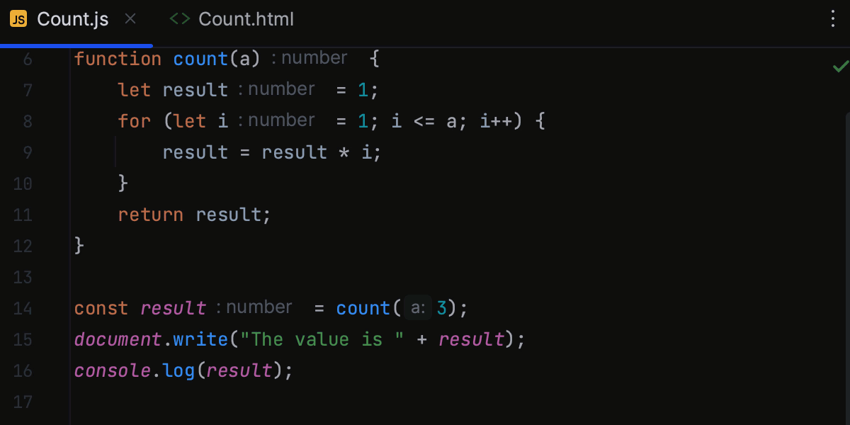 Editor basics | WebStorm Documentation