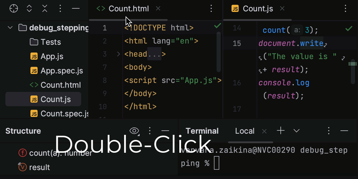 Editor basics | WebStorm Documentation