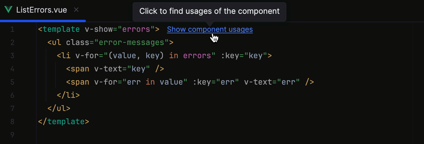 Vue.js | WebStorm Documentation