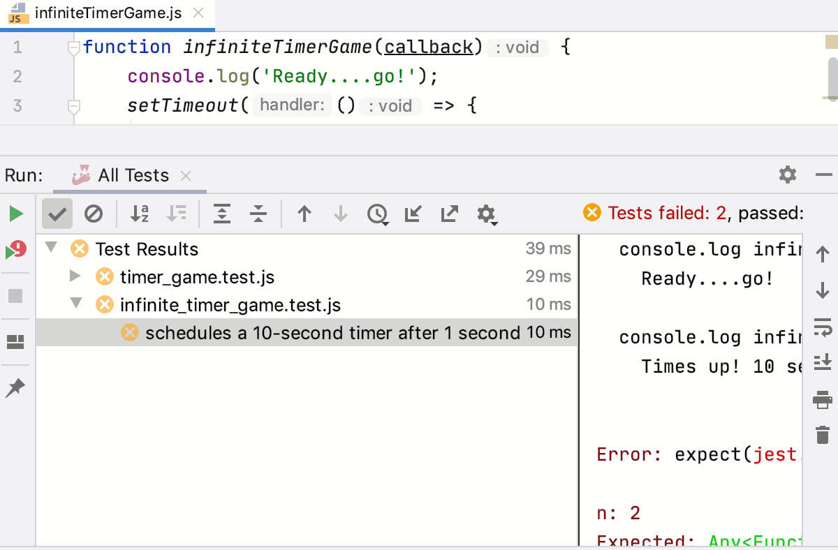Jest | WebStorm Documentation