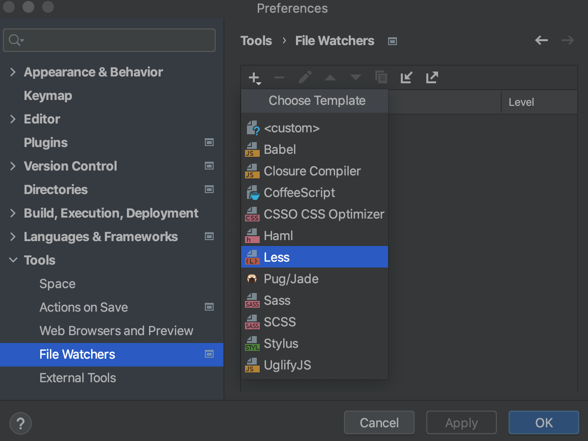 Sass, SCSS, and Less | PhpStorm Documentation