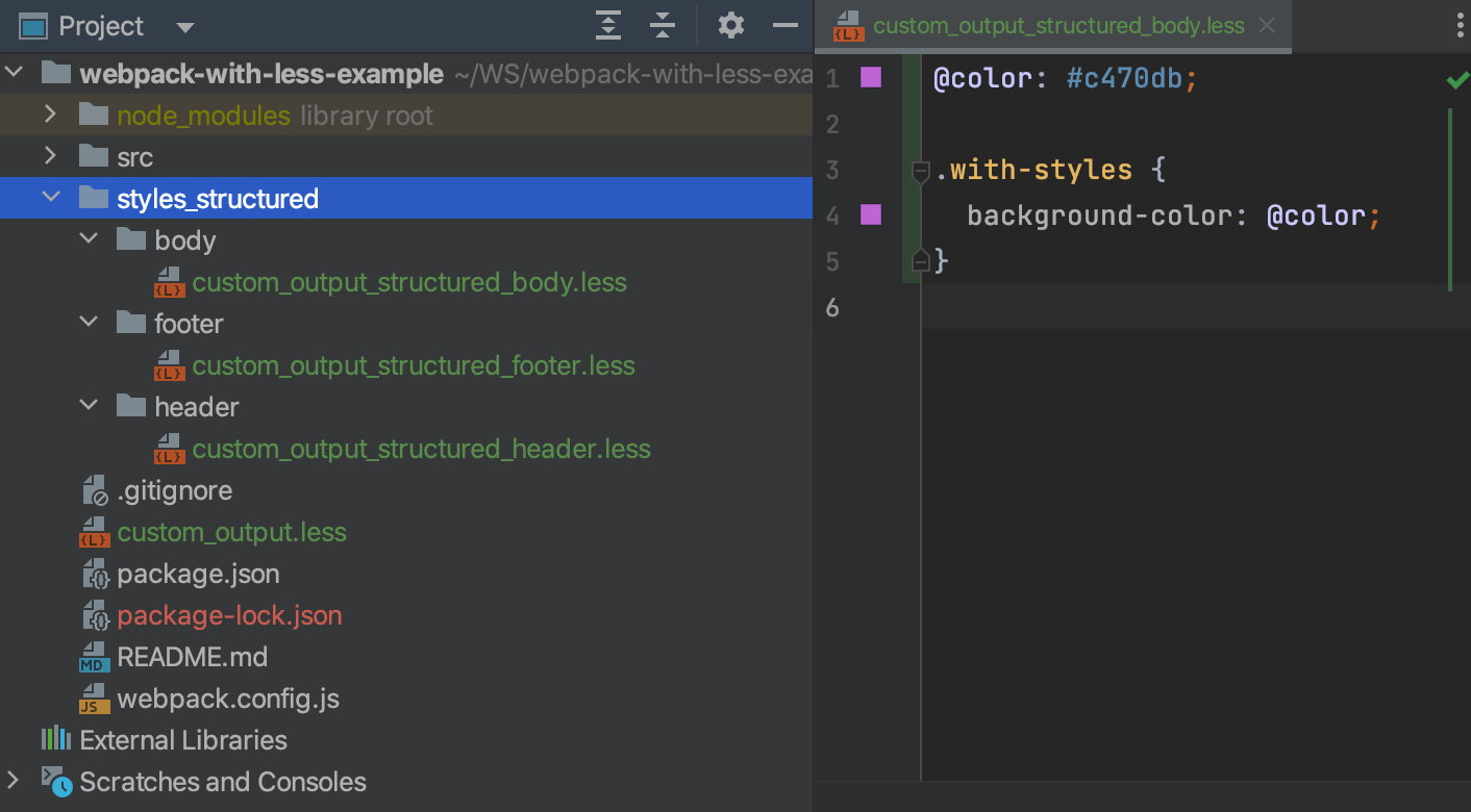 Sass, SCSS, and Less | PhpStorm Documentation
