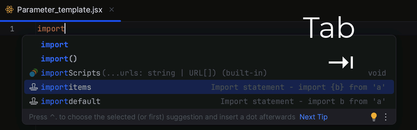 Live templates | WebStorm Documentation