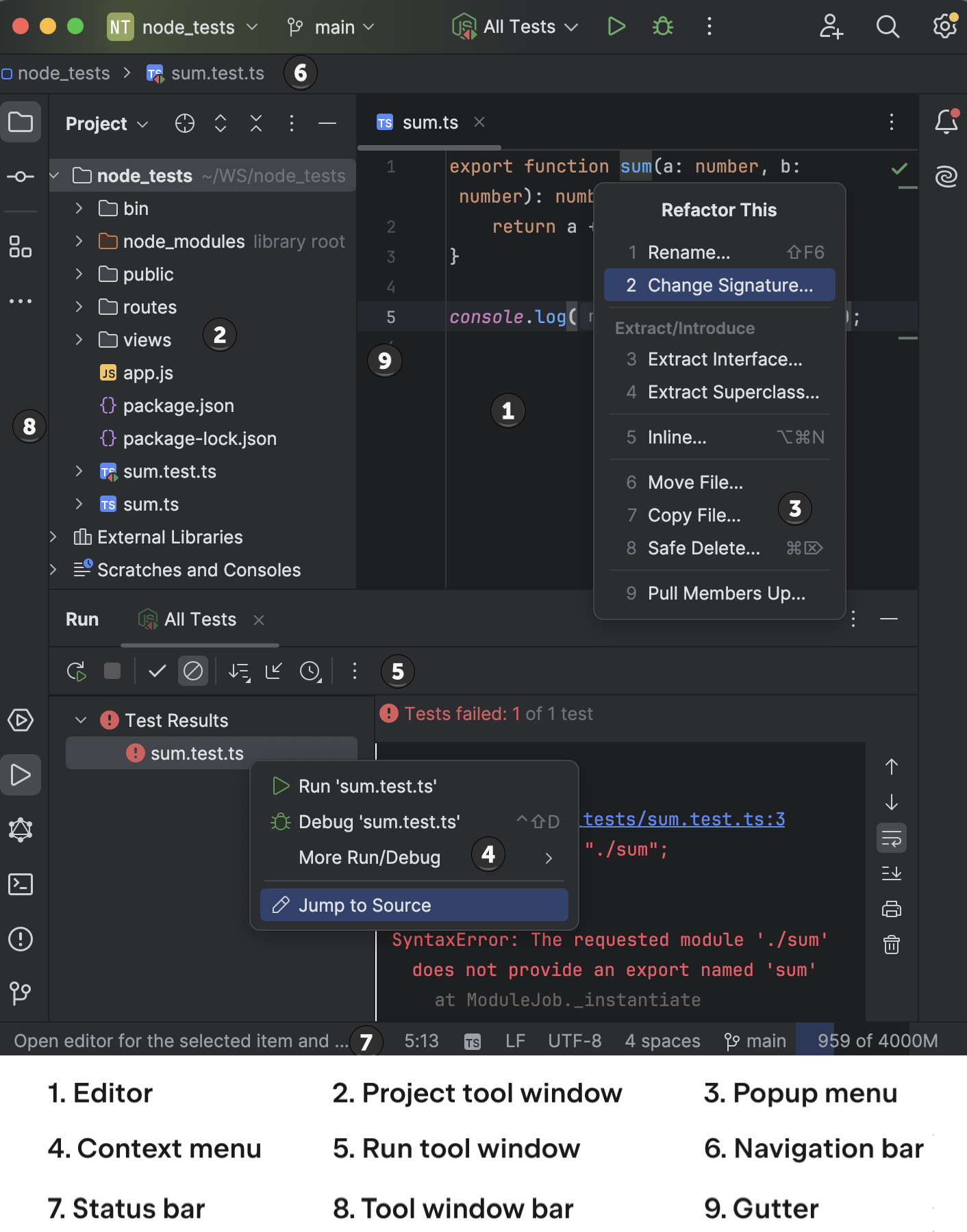 User interface | WebStorm Documentation