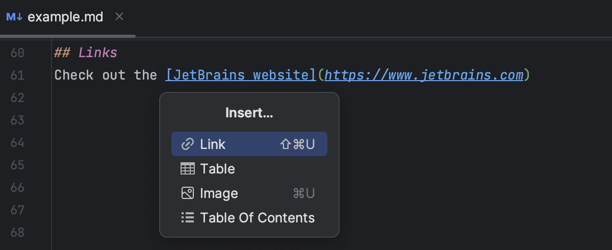 Markdown | WebStorm Documentation